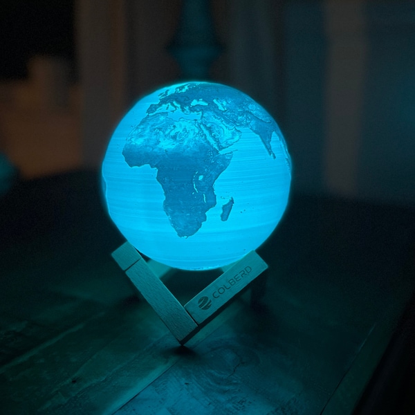 Globe Lamp - Etsy