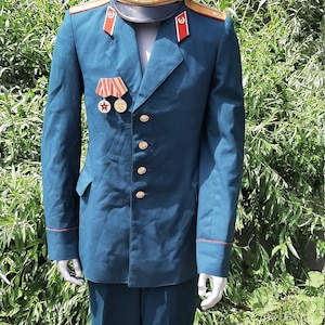 Soviet Military Ceremonial Uniform With Cap With Black Piping Plus 2 ...