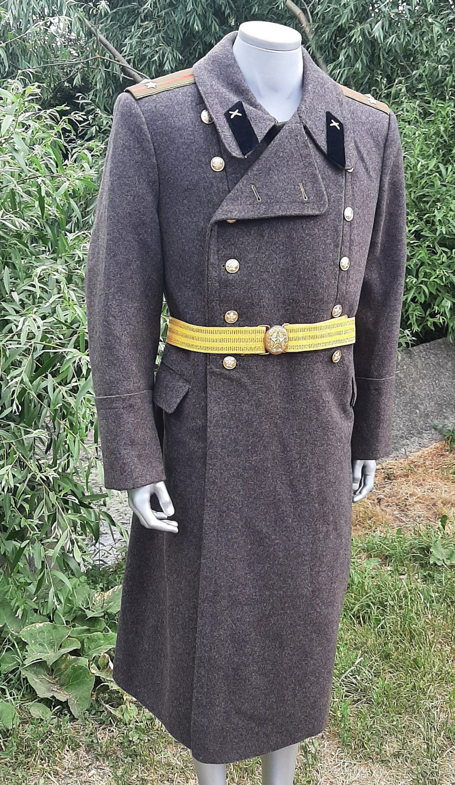 Vintage Soviet Military Woolen Coat Soviet Army Officers USSR - Etsy