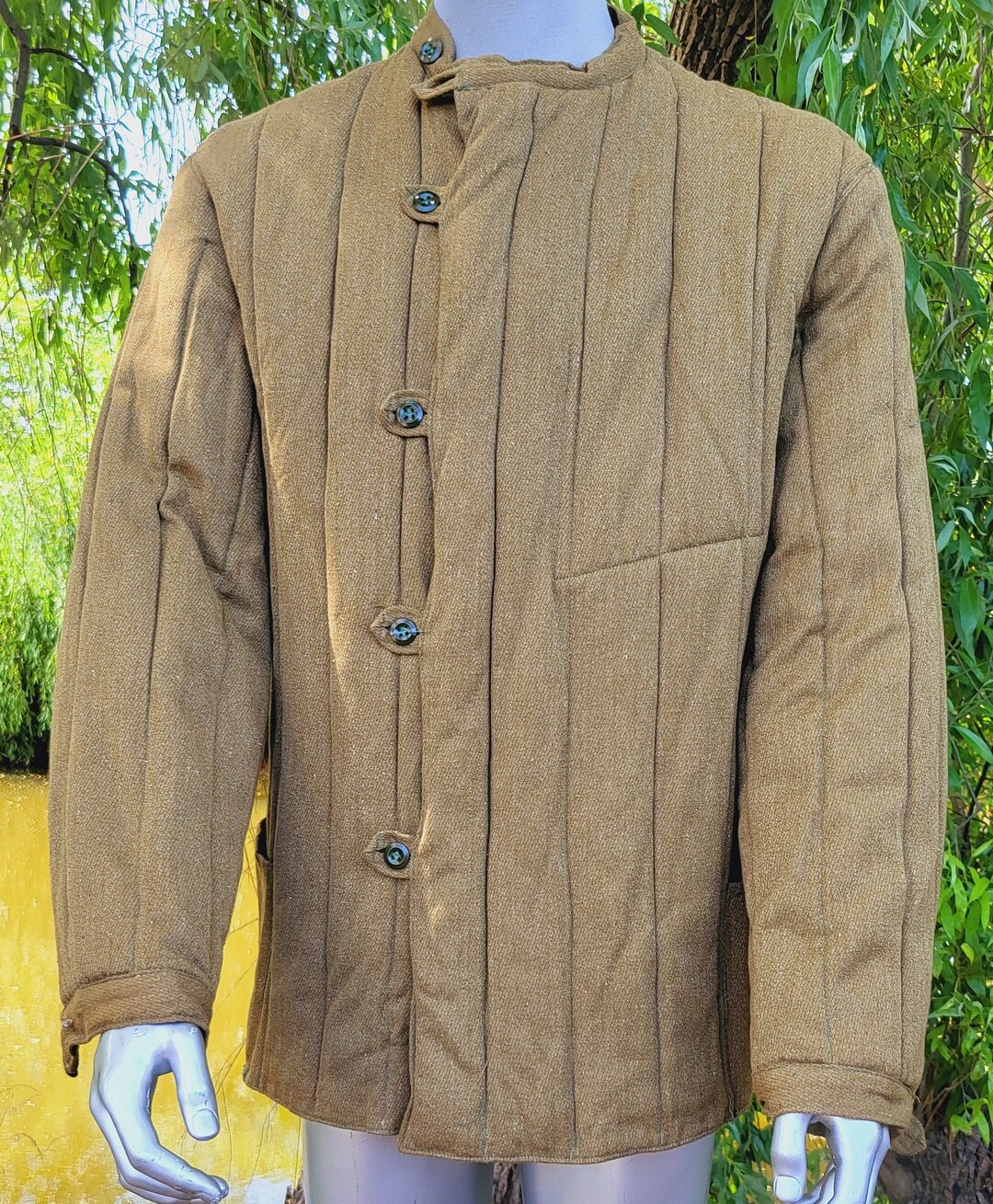 WW2 Rare Military Quilted Jacket Telogreyka Red Army USSR Size 6 - Etsy