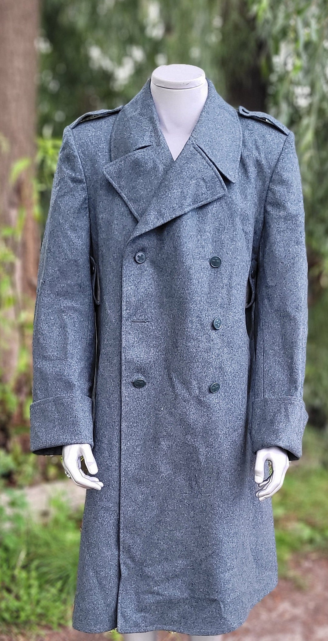 Vintage Military Coat With Balaclava Switzerland - Etsy