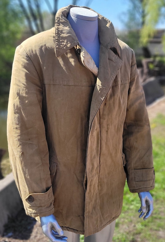 Vintage Soviet combat padded jacket USSR army - Gem