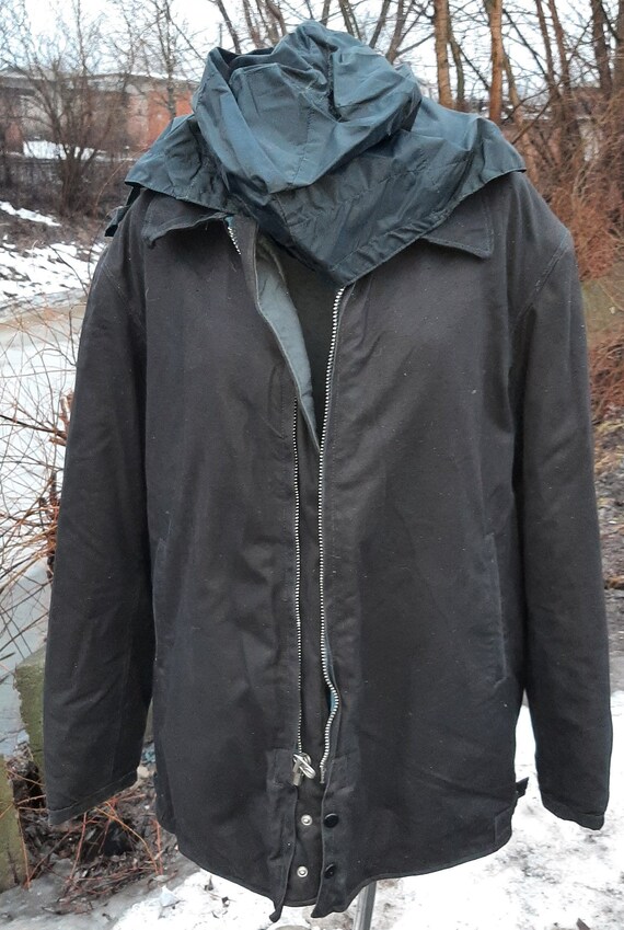 Soviet military black jacket USSR Air Force pilot 197… - Gem