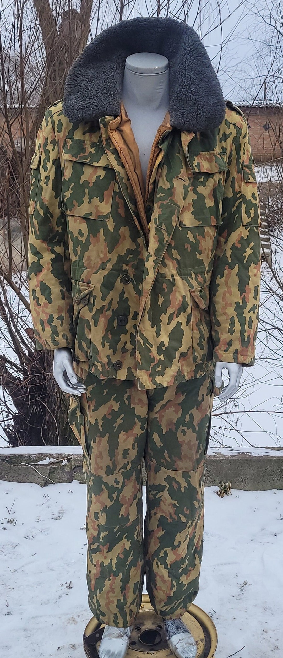 Military Rare Winter Uniform First Issue Flora VSR 93 Army Pistol ...