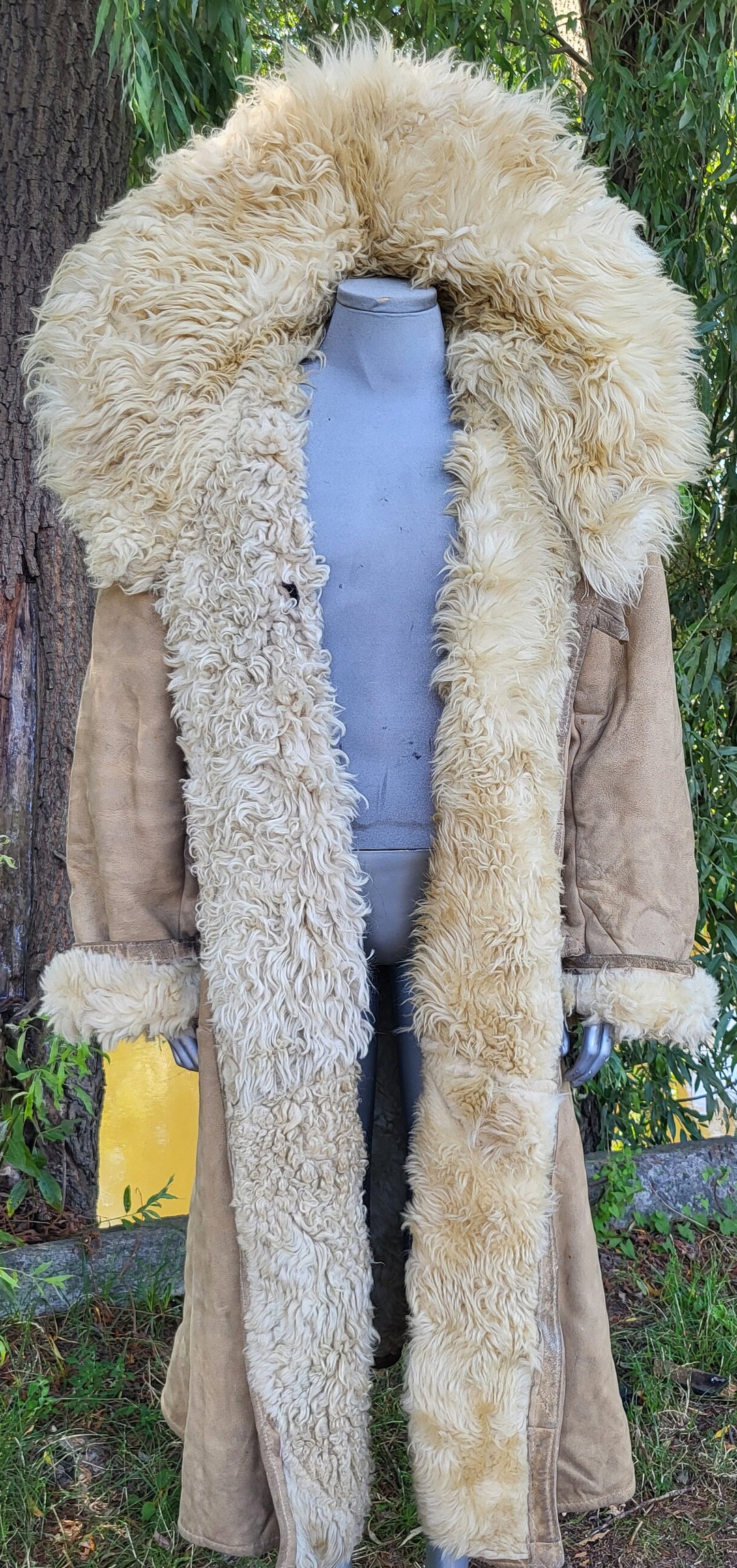 Vintage Rare Military Fur Coat TULUP Northern Military USSR - Etsy