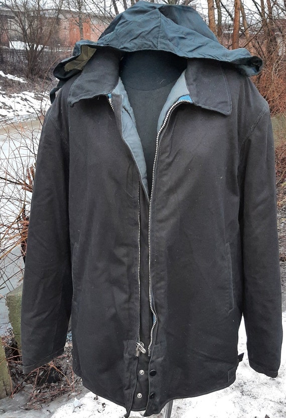 Soviet military black jacket USSR Air Force pilot 197… - Gem