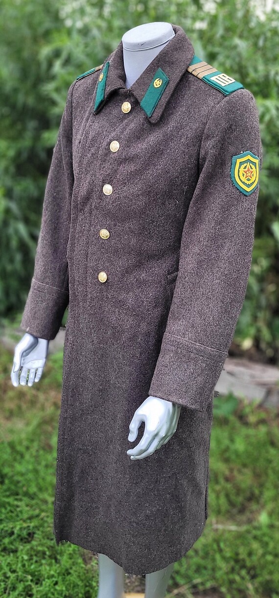 Military winter woolen coat soldier border guard army… - Gem