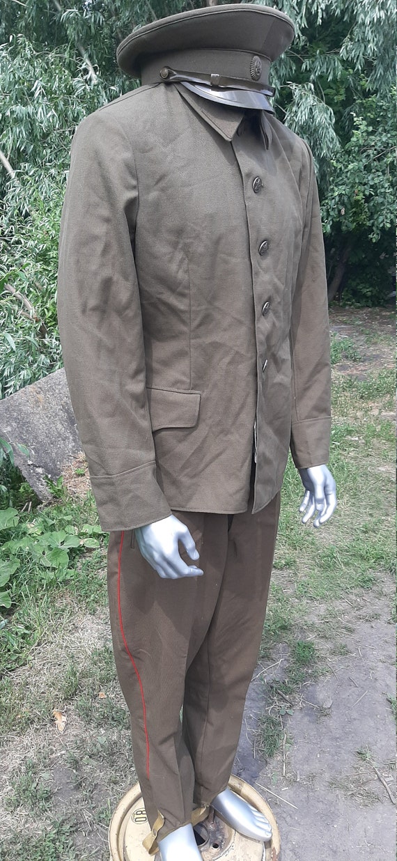 Soviet military field uniform with cap officers USSR … - Gem