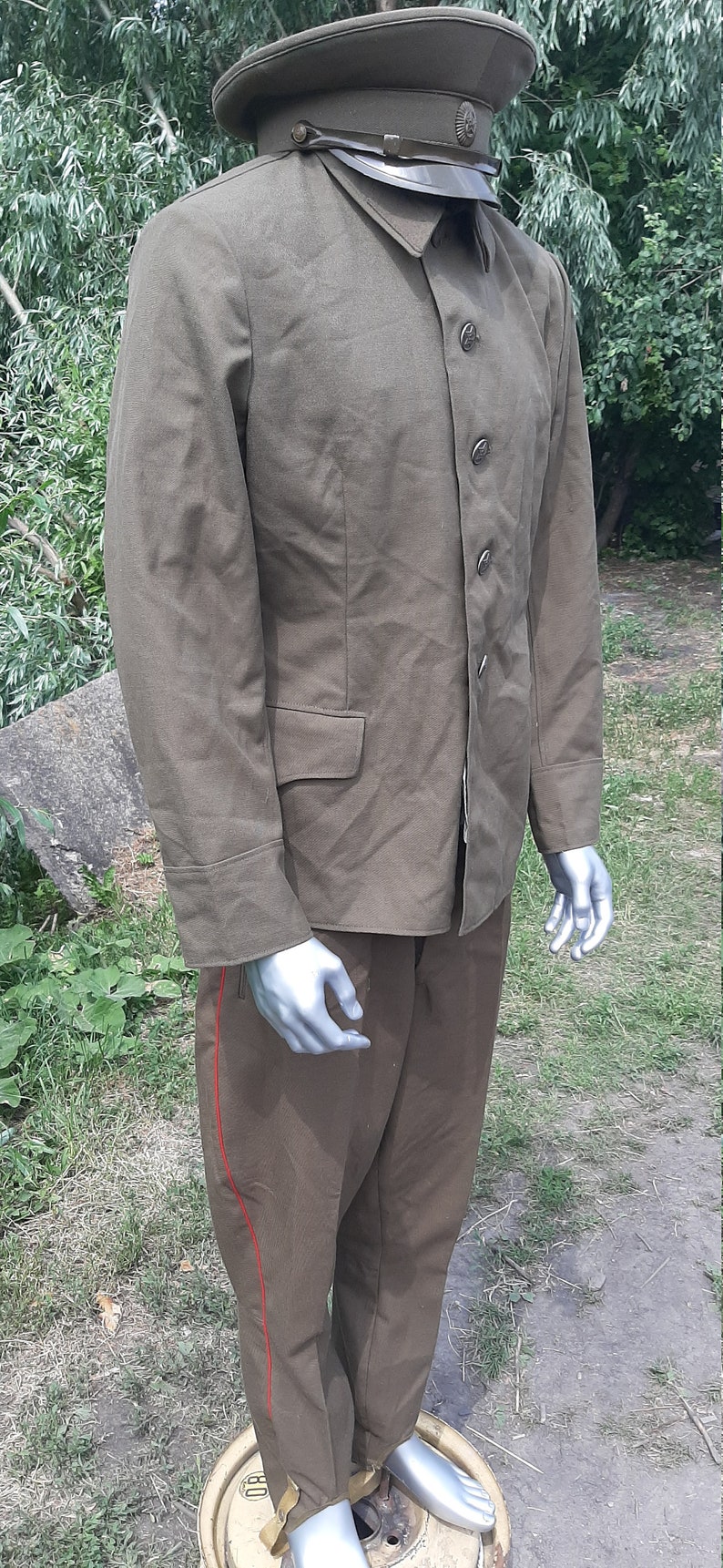 Soviet Military Field Uniform With Cap Officers USSR Red-edged - Etsy