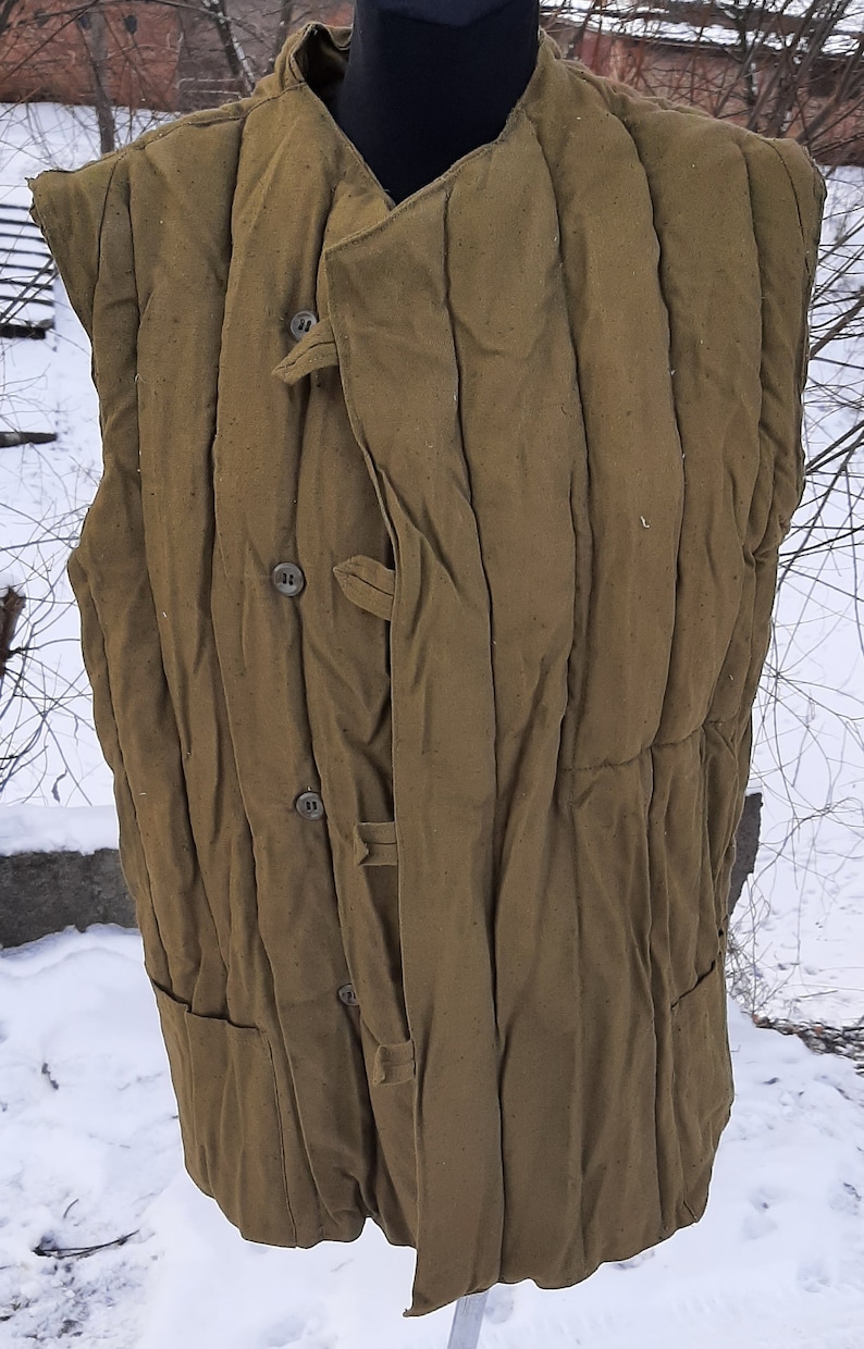 Soviet Military Jacket Telogreika FUFAIKA Russian Army Winter - Etsy