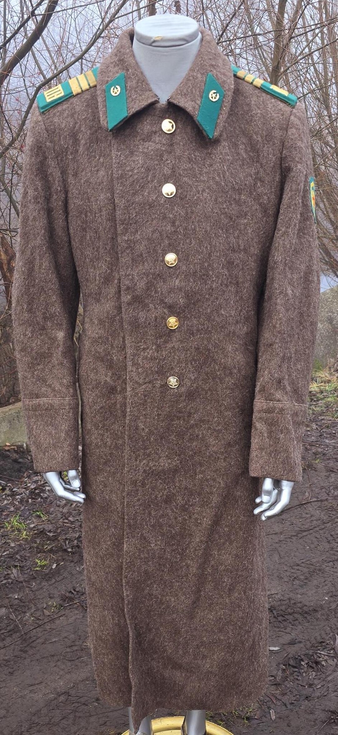Military Rare Wool Coat Overcoat Soldier Border Guard USSR Army - Etsy