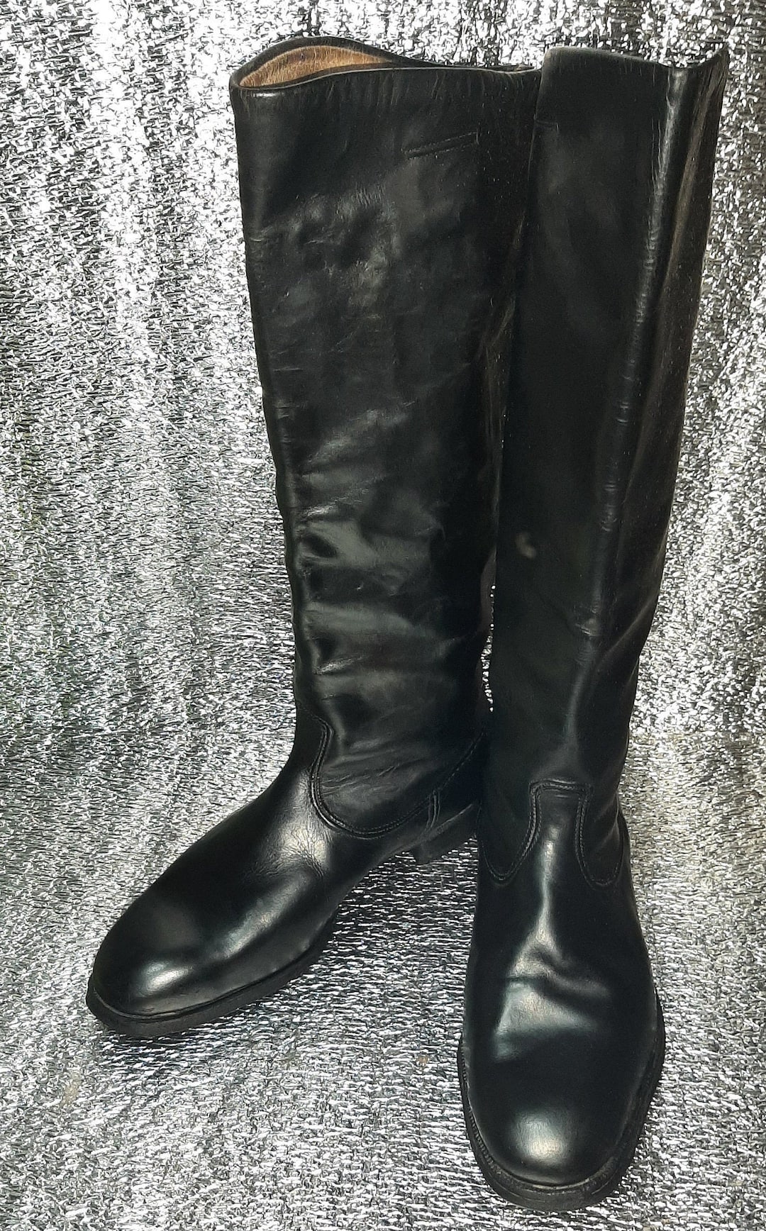 Soviet Military Leather Chrome Boots Officers USSR - Etsy
