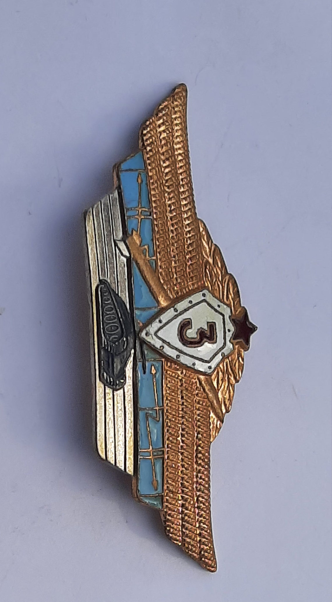 Soviet Military Badge Class Tanker 3 USSR - Etsy