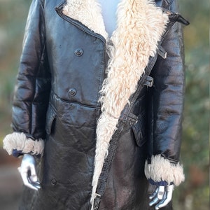 Vintage Rare Soviet Military Fur Coat USSR Navy - Etsy