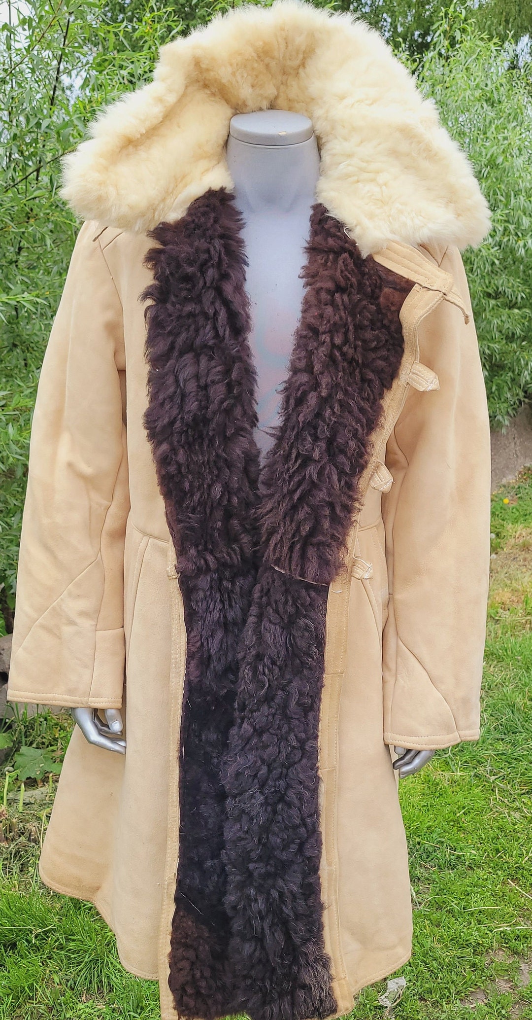 Military Fur Coat BEKESH Natural Sheepskin USSR - Etsy