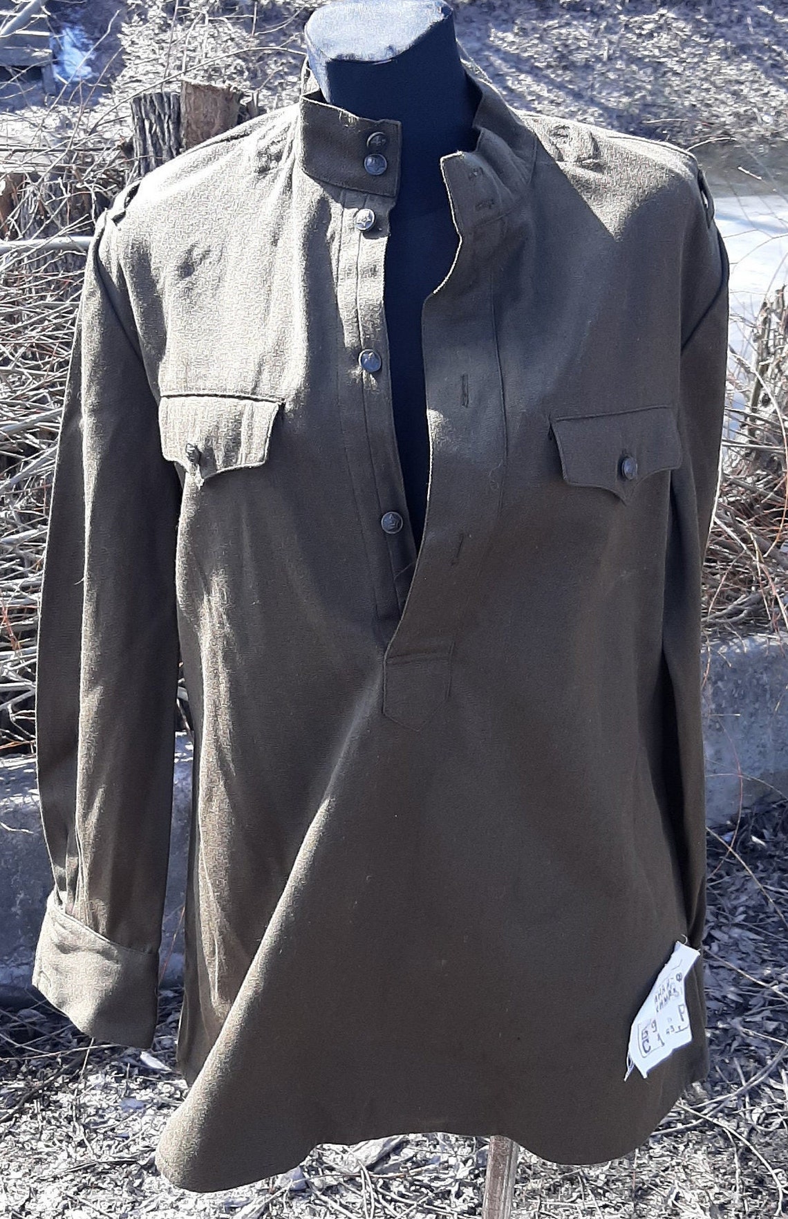 Soviet military tunic Red Army USSR | Etsy