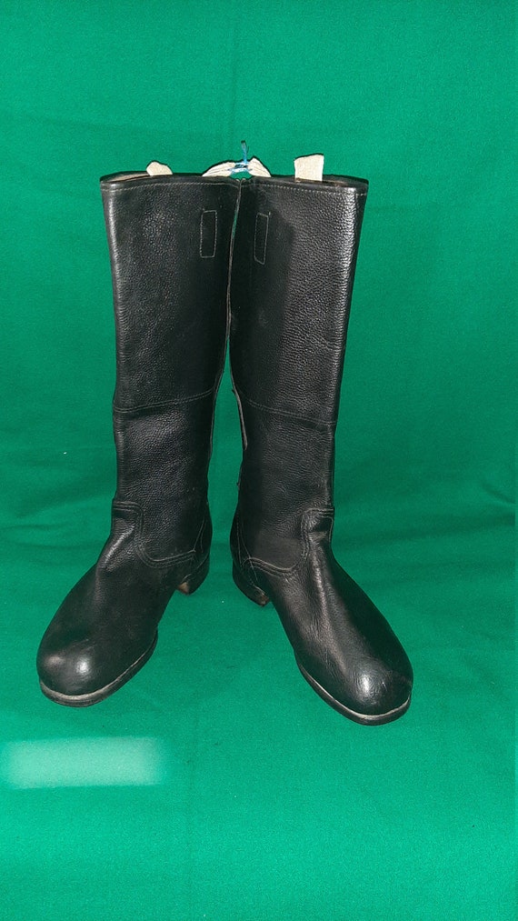 Army Soviet Military Officer Yuft Boots USSR - Gem