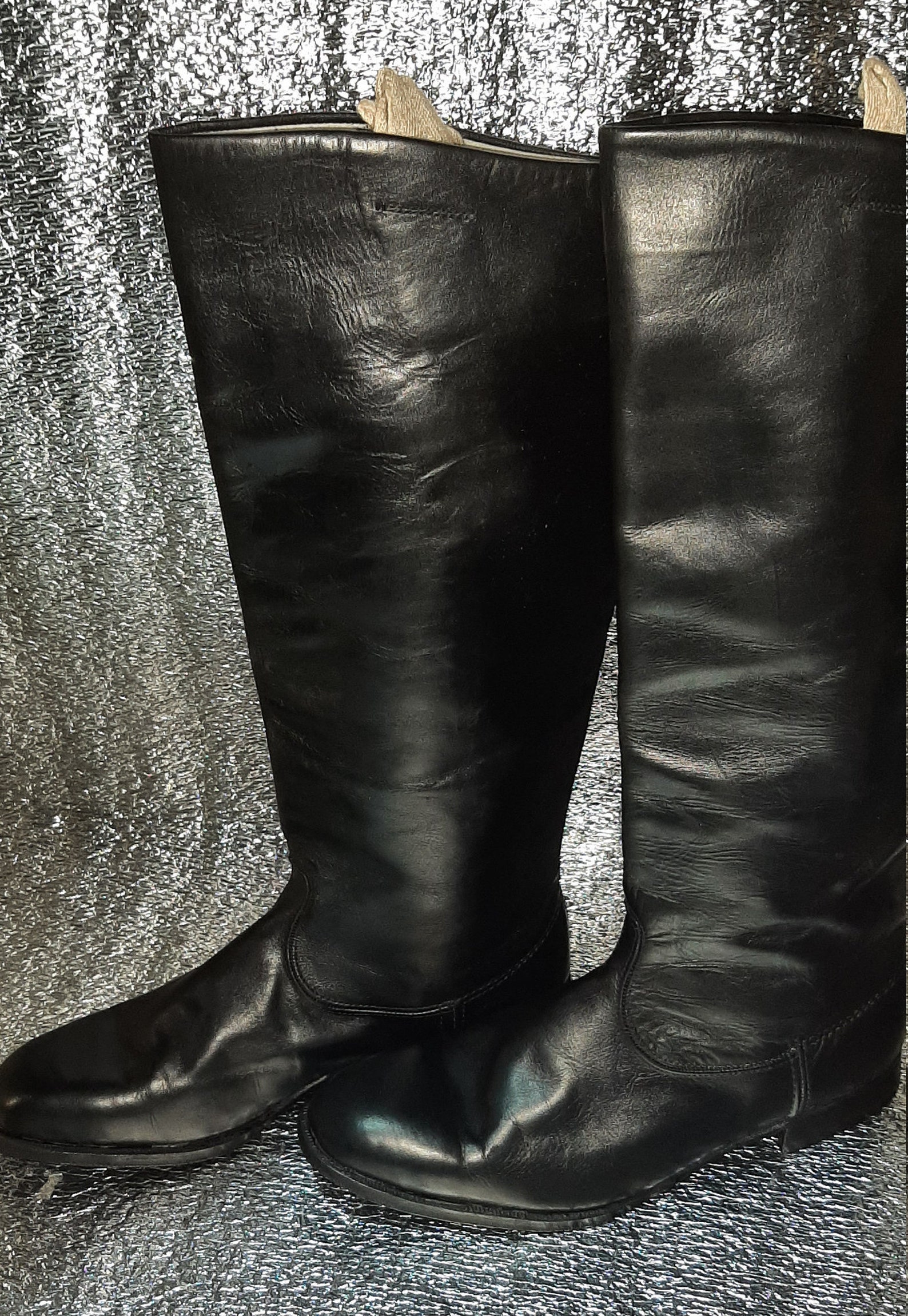 Vintage Military Chrome Boots Army Officer USSR - Etsy