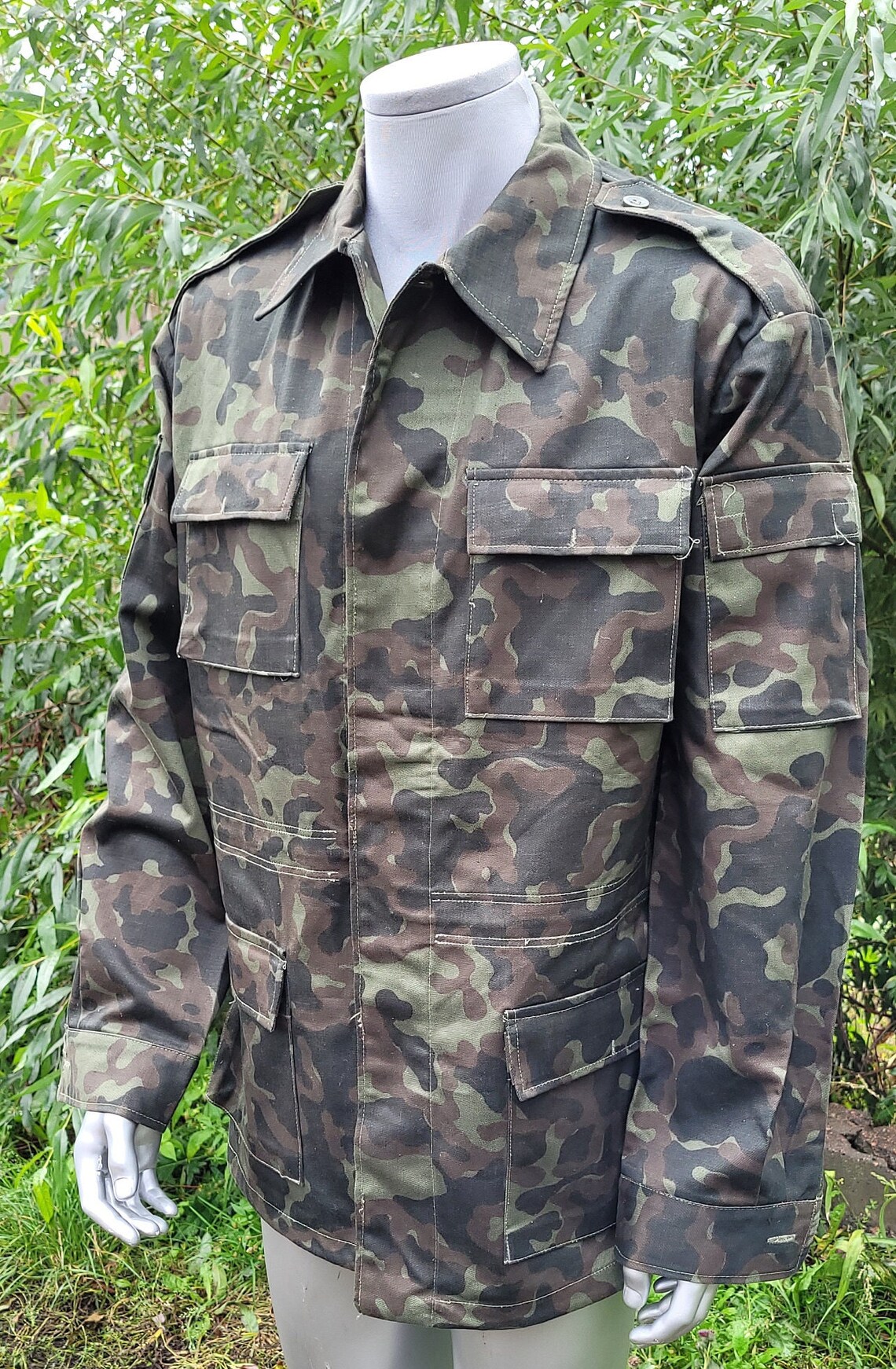 Vintage Military Rare Three Color Camouflage Jacket BUTANE - Etsy