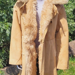 Vintage Military Fur Coat Natural Sheepskin BEKESH USSR - Etsy