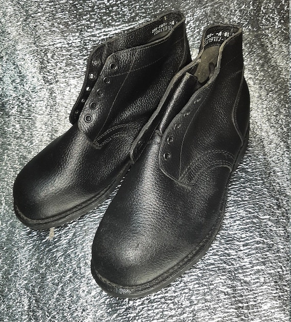 Soviet military leather boots USSR Air Force - Gem