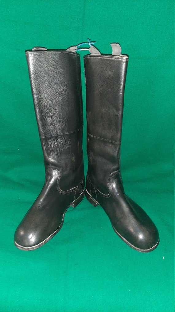 Army Soviet Military Officer Yuft Boots USSR Horsebac… - Gem