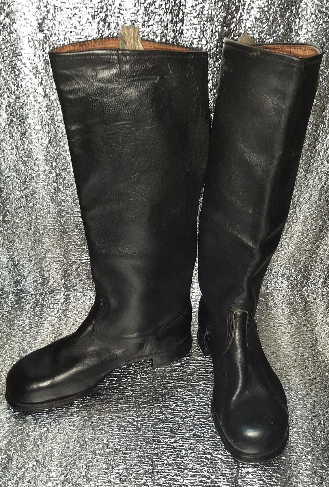 Vintage Rare Soviet Leather Boots USSR 1950s | Etsy