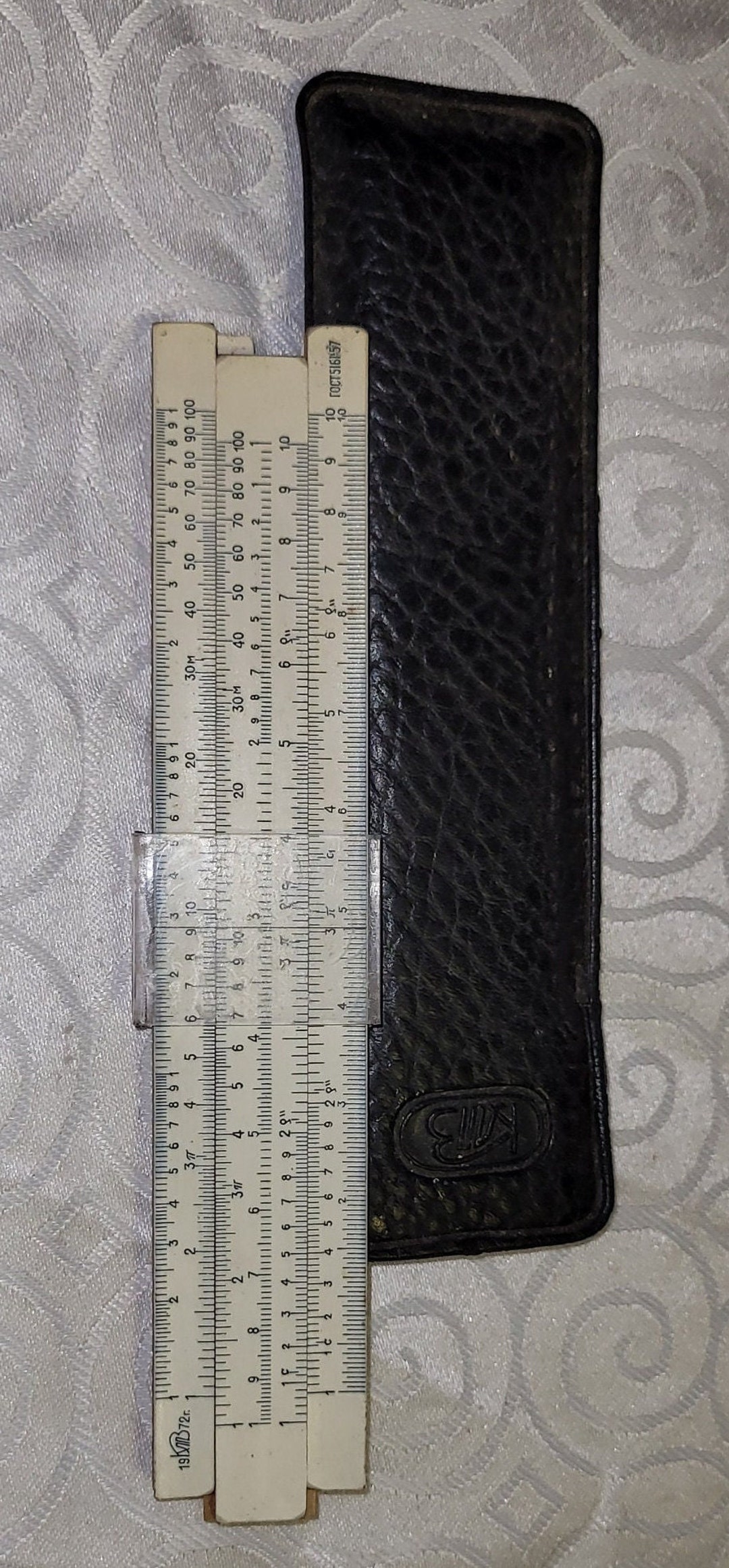 Vintage Rare Military Navigation Ruler for Measuring Flight Tasks Pilot ...