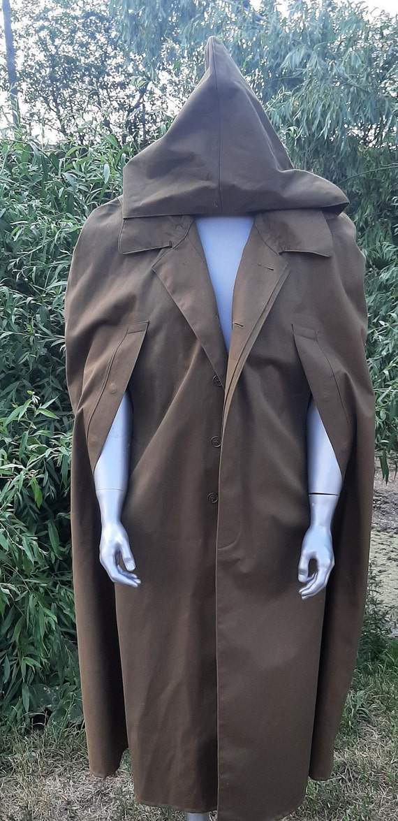 Vintage military officer cloak-cape Soviet Army USSR - Gem