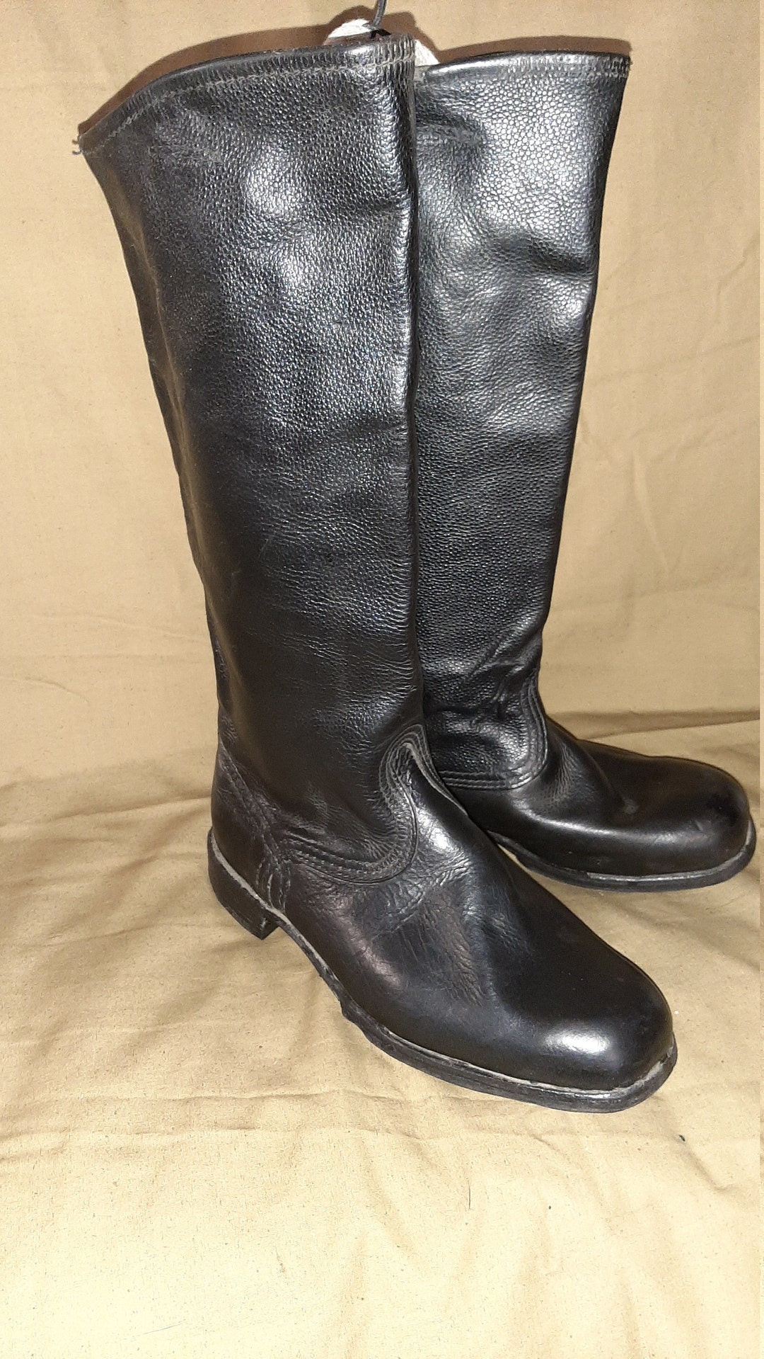 Army Soviet Military Officer Yuft Boots USSR - Etsy