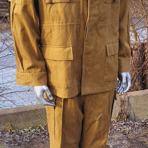 Vintage Sand Cotton Field Suit Multi Pocket Outfit, USSR Soviet Era ...