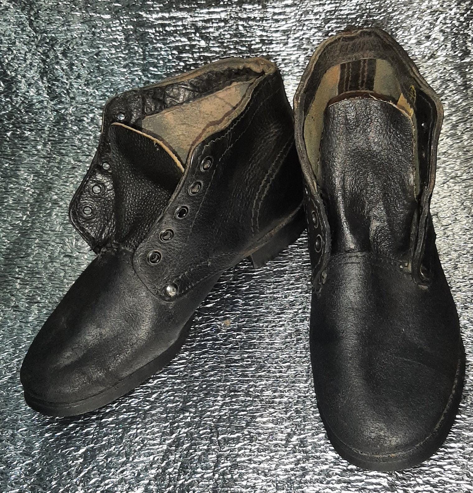 Military Soviet Leather Boots With USSR Laces - Etsy