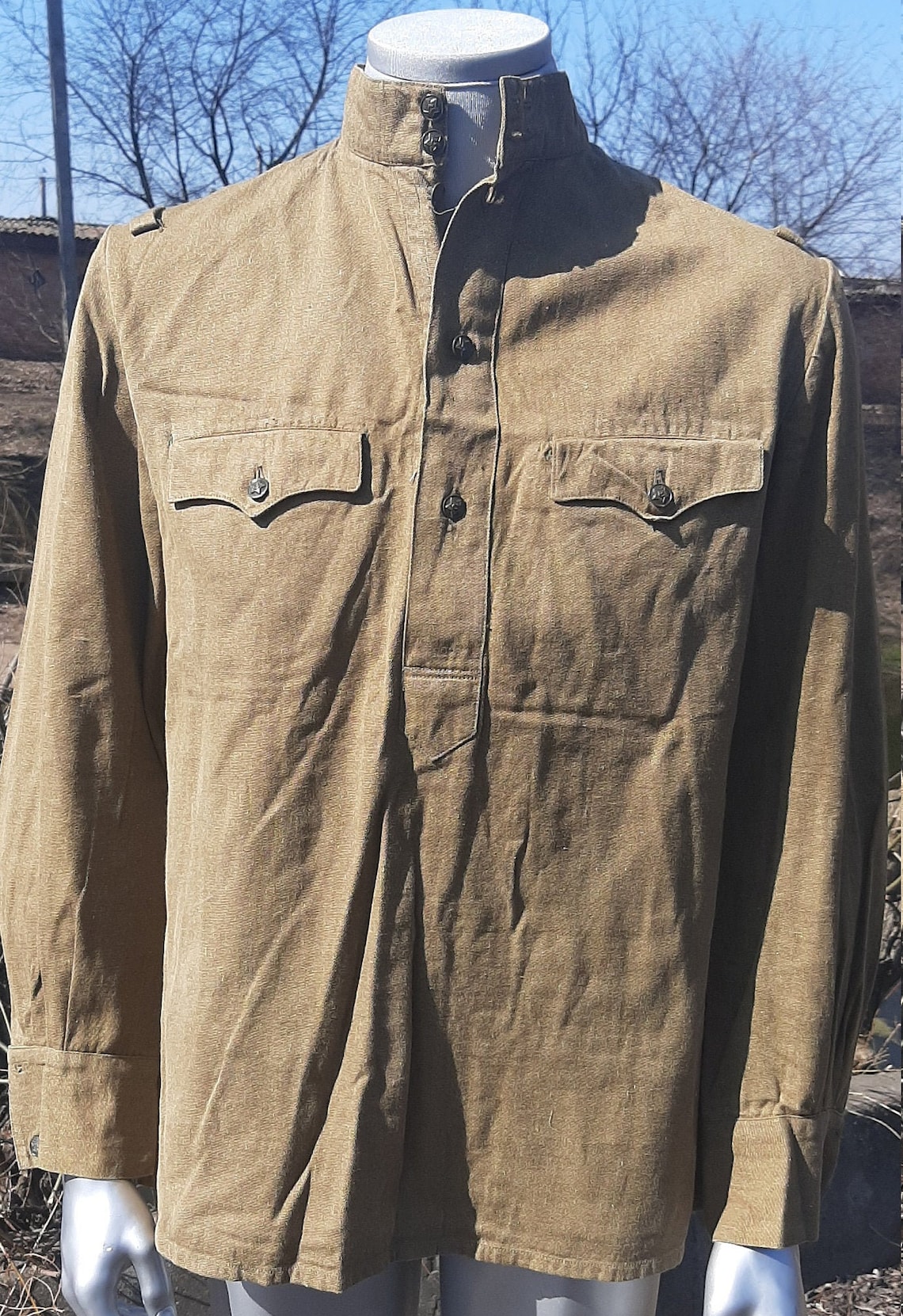 Soviet military tunic Red Army USSR | Etsy