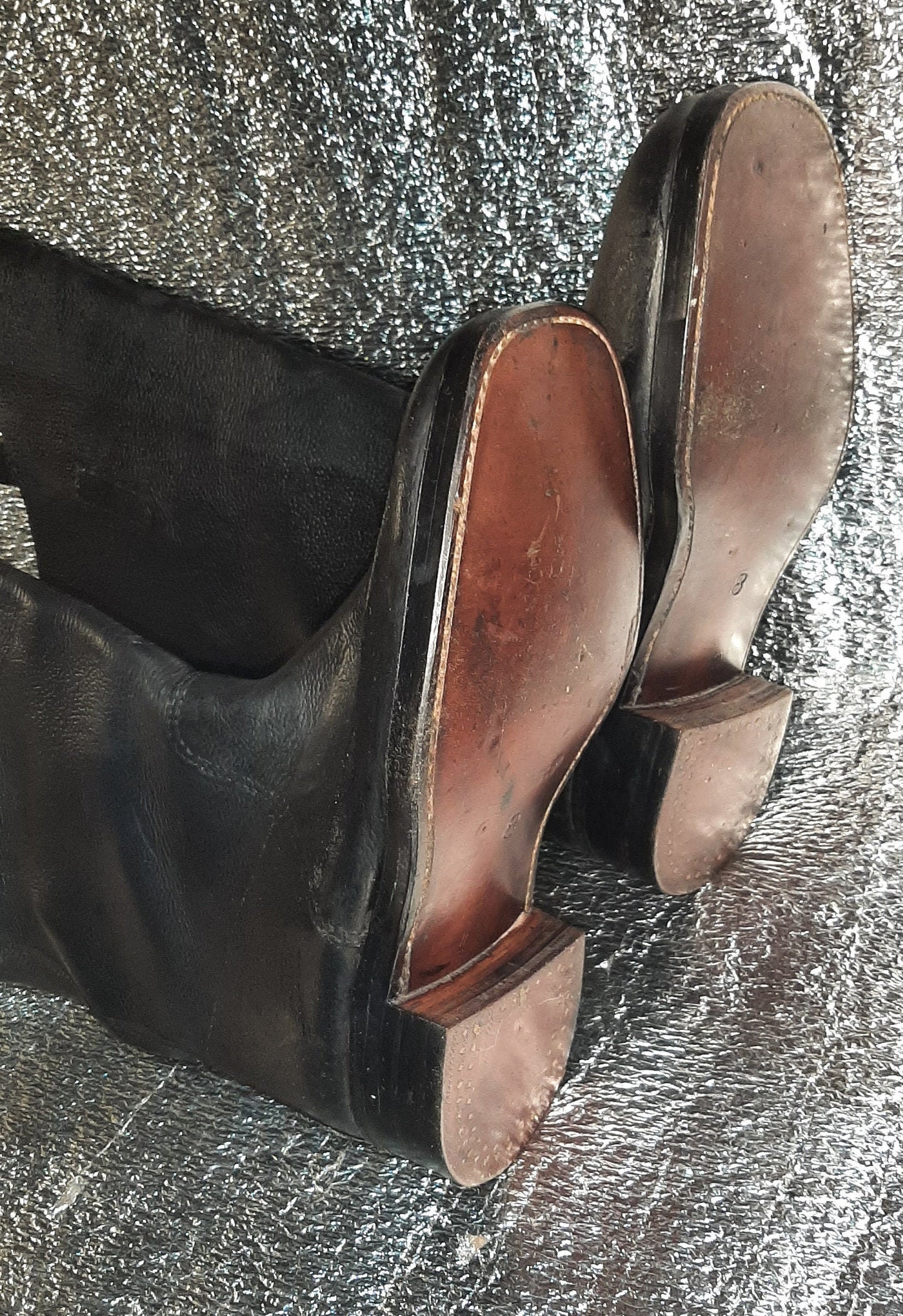 Vintage Vintage Leather Riding Boots 1940s | Etsy