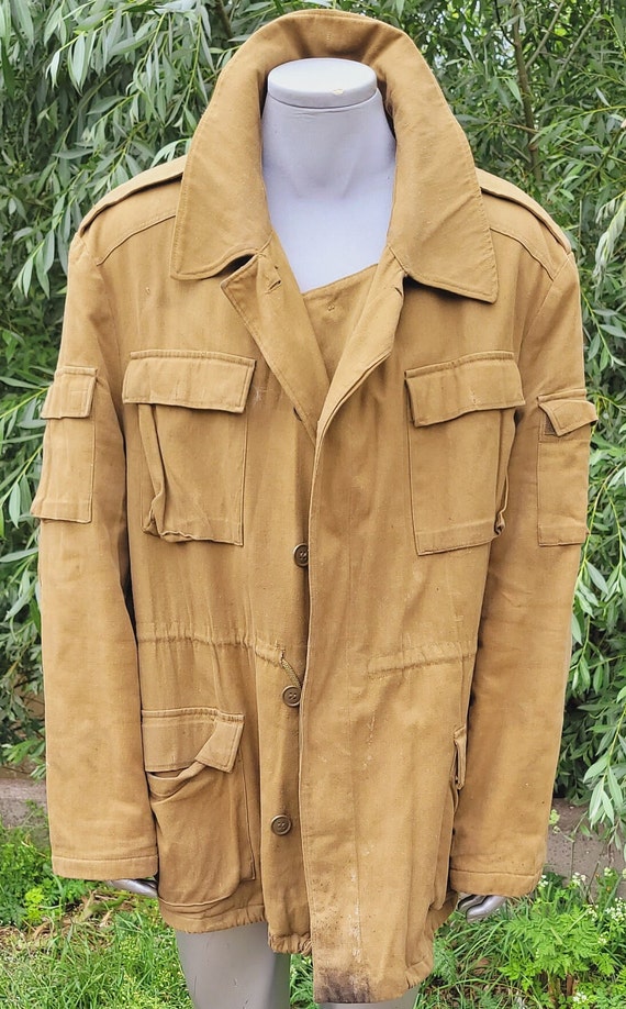 Vintage military combat jacket with pistol pocket USS… - Gem