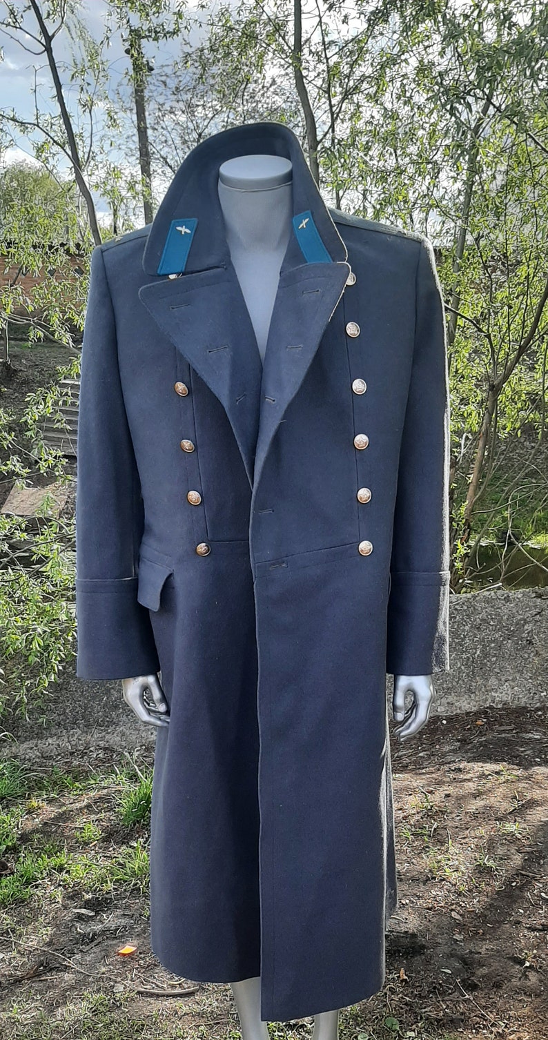 Military Officer's Winter Woolen Coat for Parade USSR Air Force - Etsy