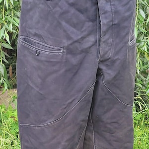 Vintage Black Insulated Trousers, Rare 1980s Winter Overpants, Retro ...