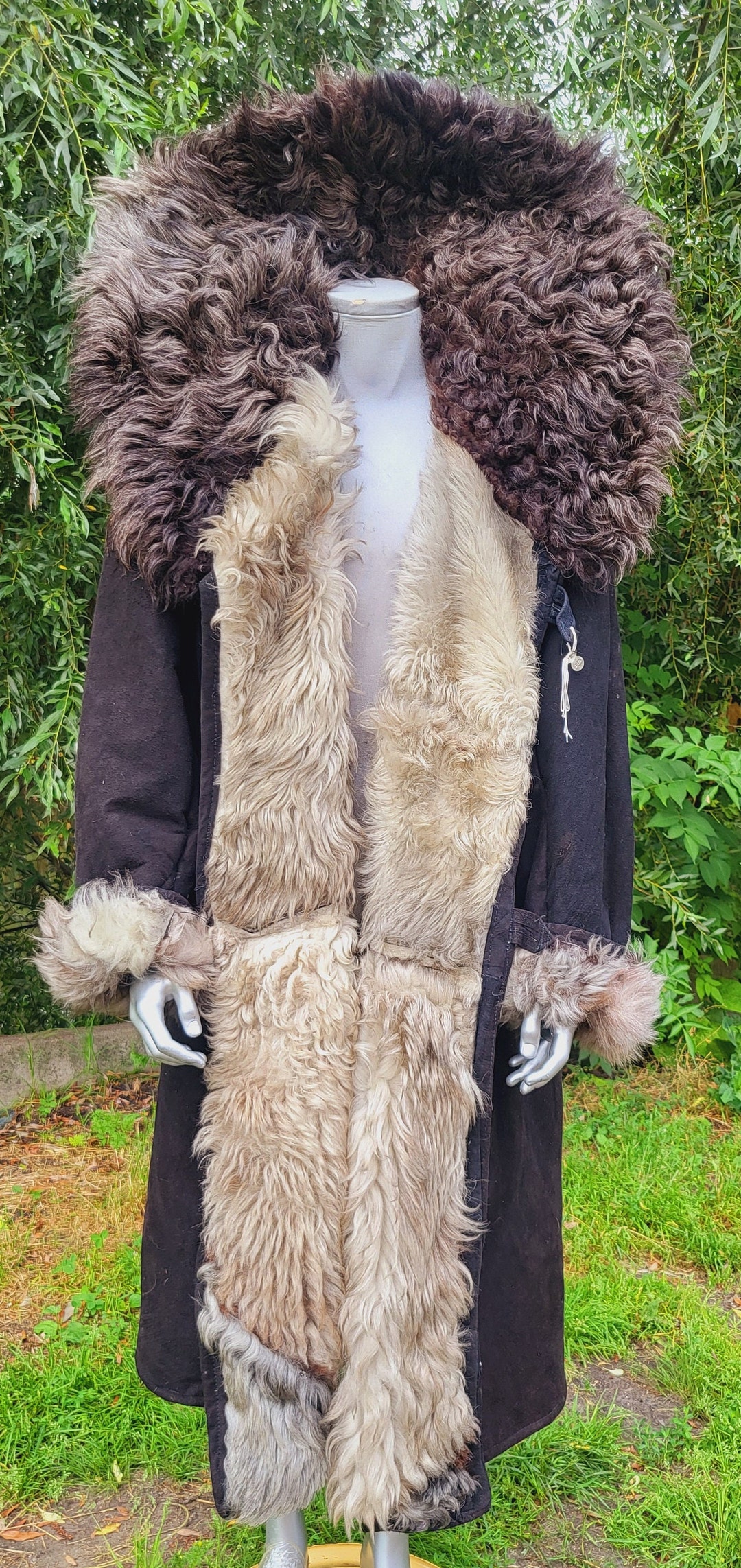 Military Rare Huge Fur Coat TULUP Natural Sheepskin Soviet Army - Etsy