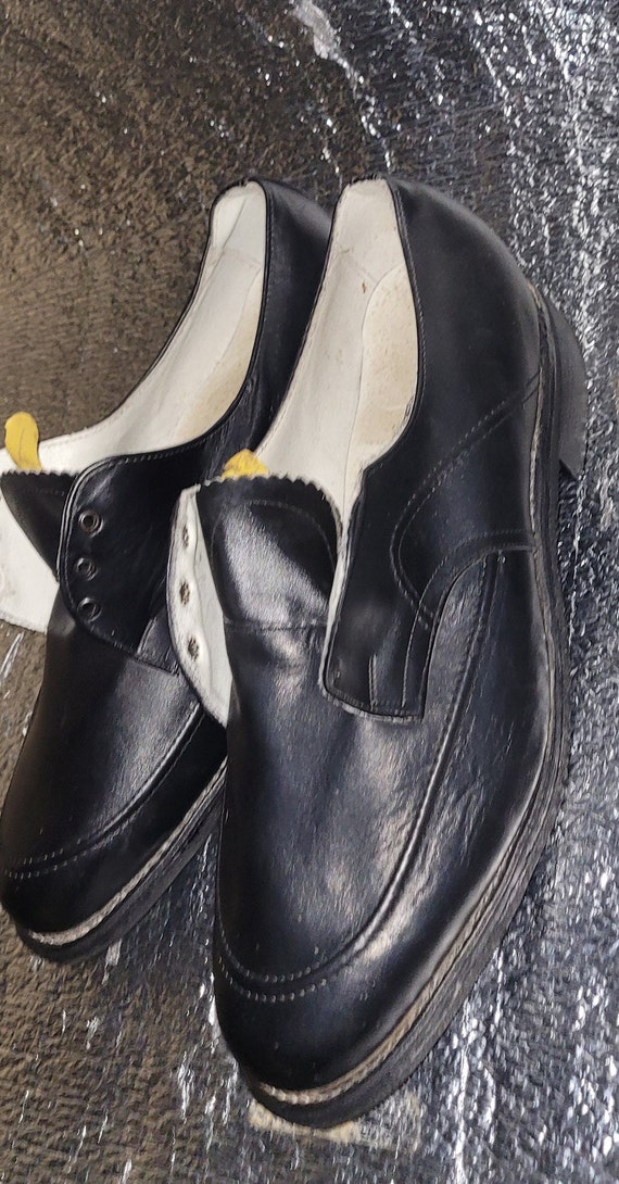 Vintage rare military leather officer's shoes with la… - Gem