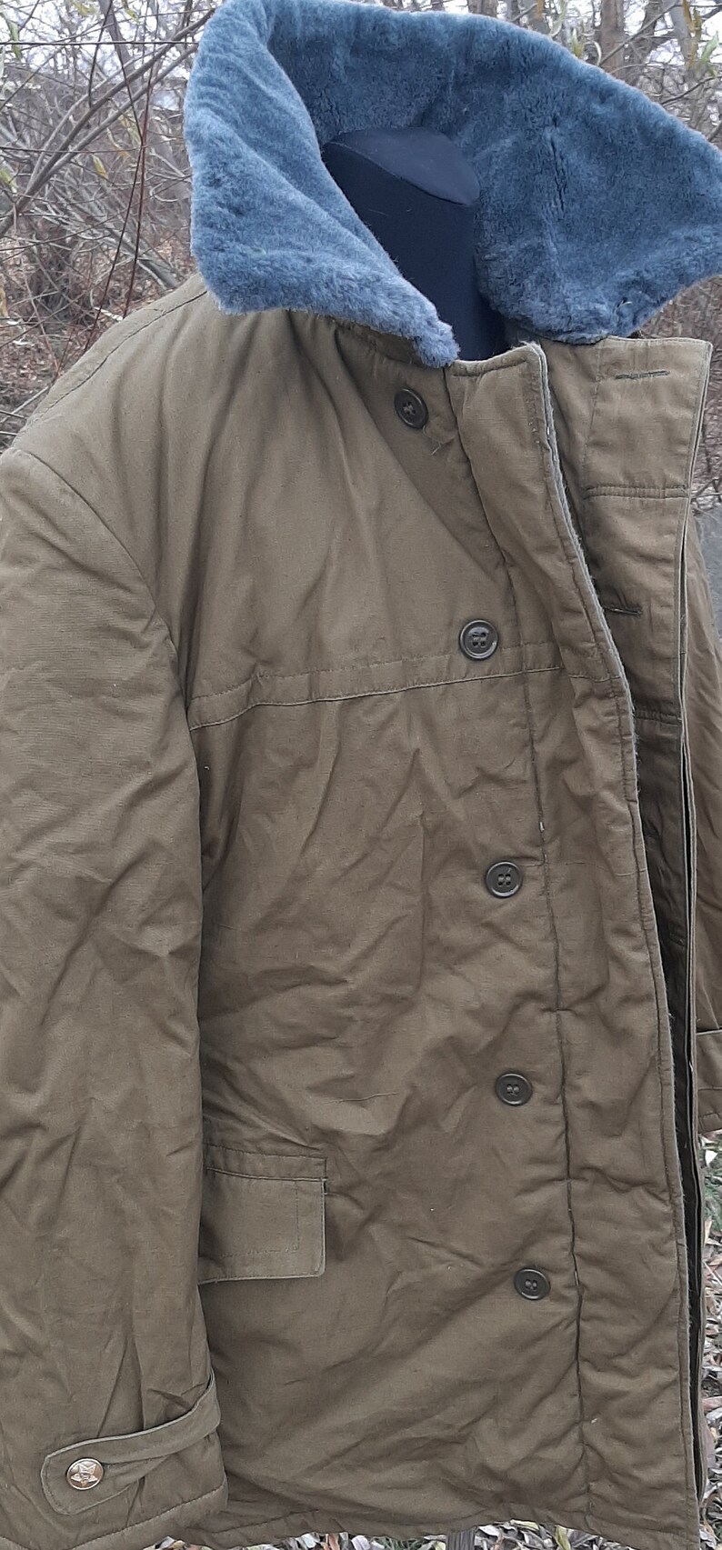 Soviet Army Officer Winter Jacket USSR - Etsy