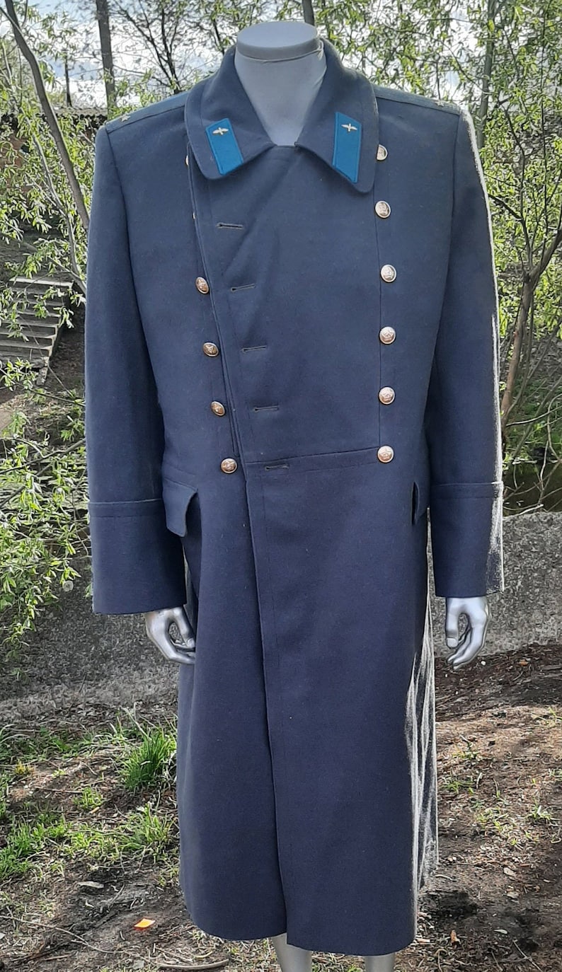 Military Officer's Winter Woolen Coat for Parade USSR Air - Etsy
