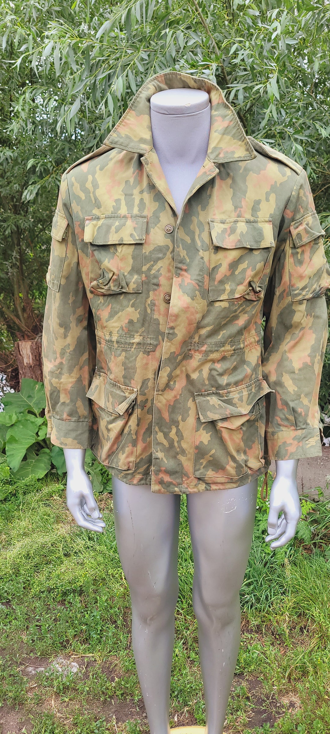 Vintage Military Camouflage Tunic Old Sample FLORA Army 1990s - Etsy