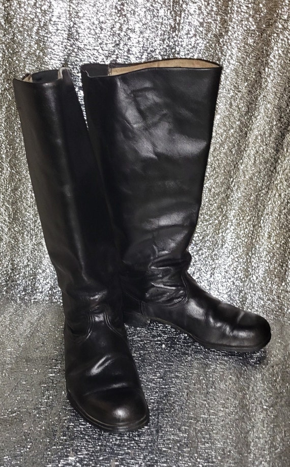 Soviet military chrome boots special order with wide … - Gem