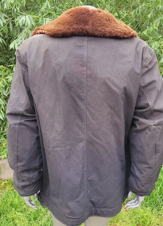 Military winter pea coat pilot Soviet Army USSR - Gem