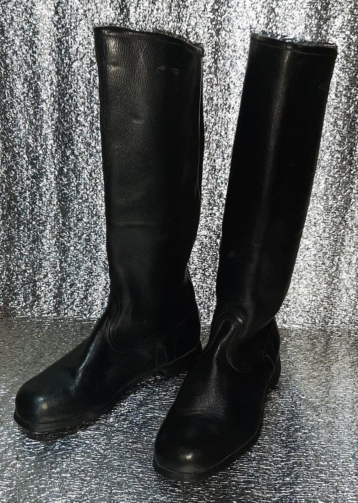 Soviet Military Leather Boots USSR Officer - Etsy
