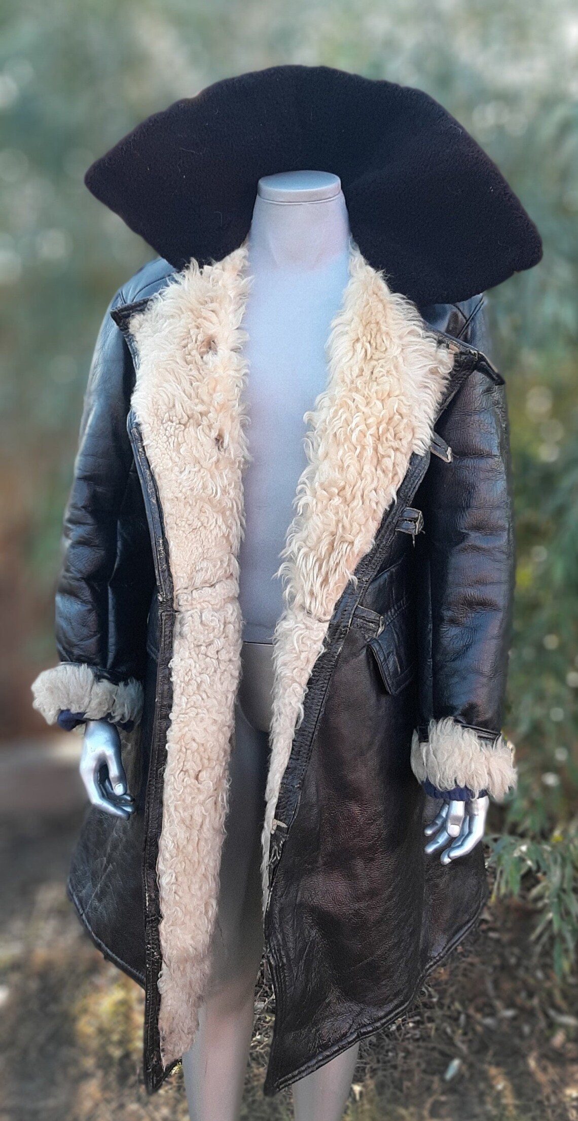 Vintage Rare Soviet Military Fur Coat USSR Navy - Etsy