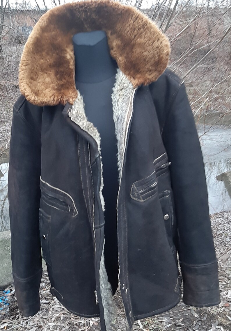 Soviet military winter jacket for Soviet pilots | Etsy