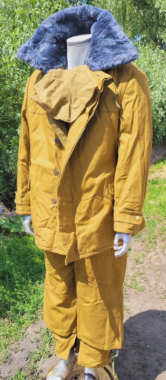 Vintage military winter rare uniform highest command … - Gem