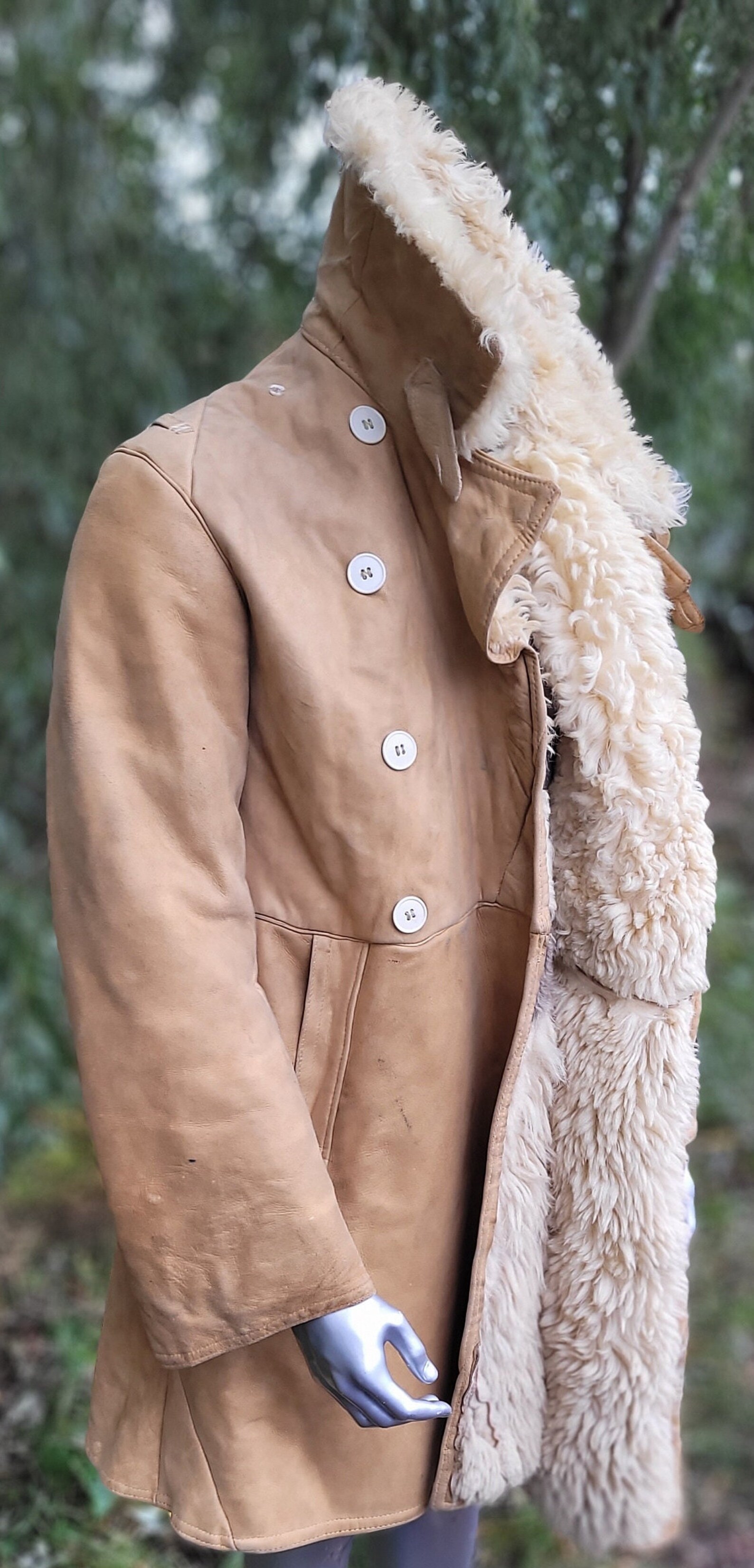 Vintage Military Fur Coat BEKESH Oviet Army USSR - Etsy