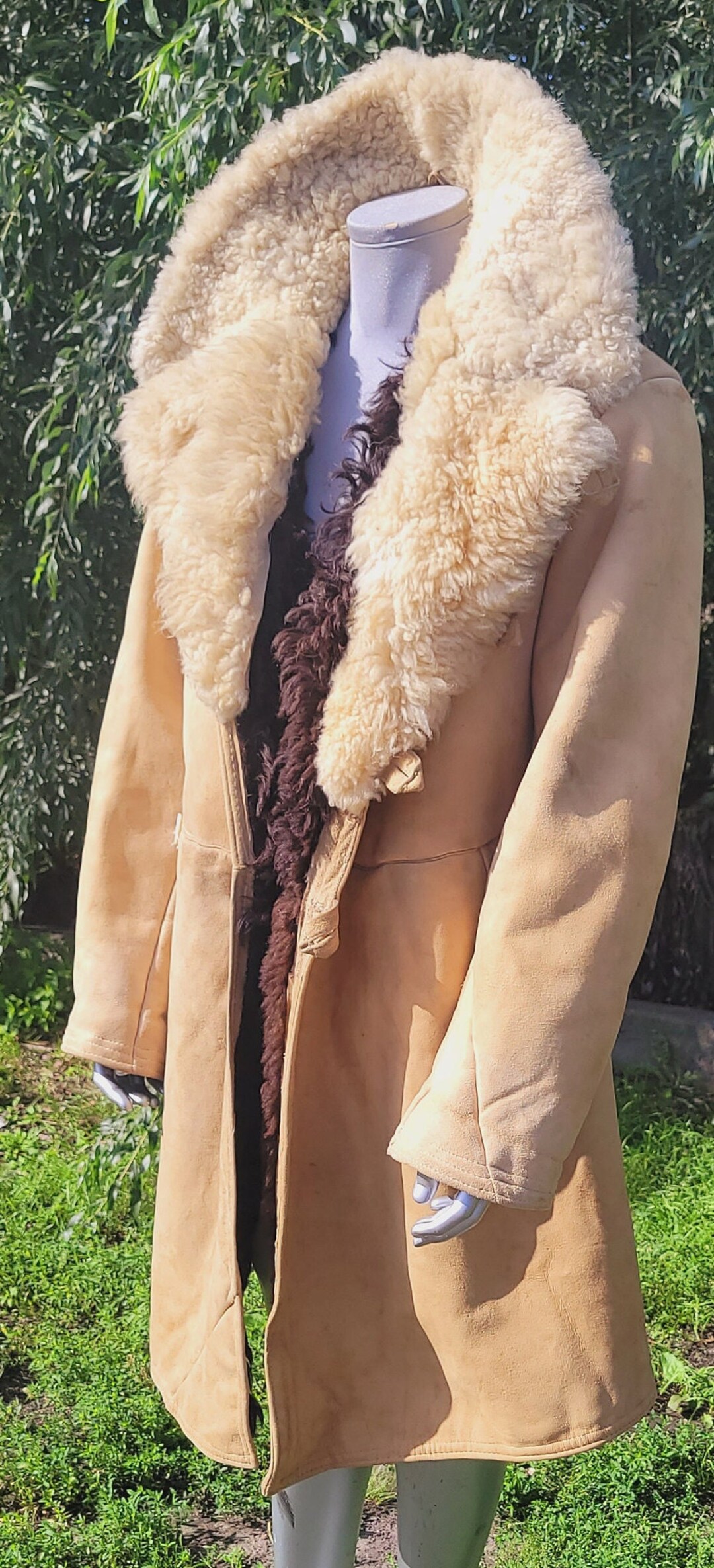 Military Winter Fur Coat Natural Sheepskin Army USSR 1970s - Etsy